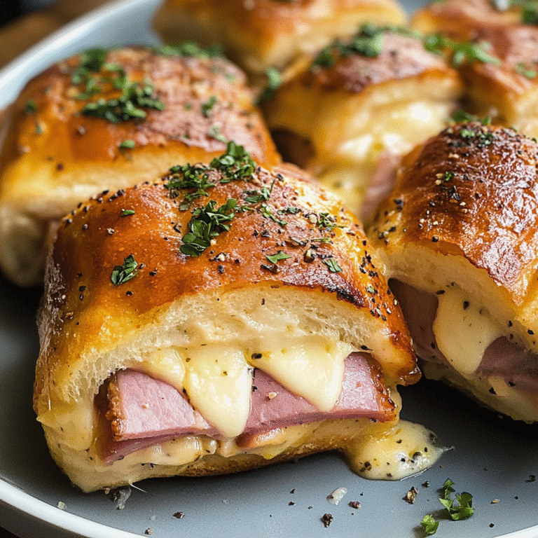Irresistible Zesty Ham and Cheese Sliders Recipe